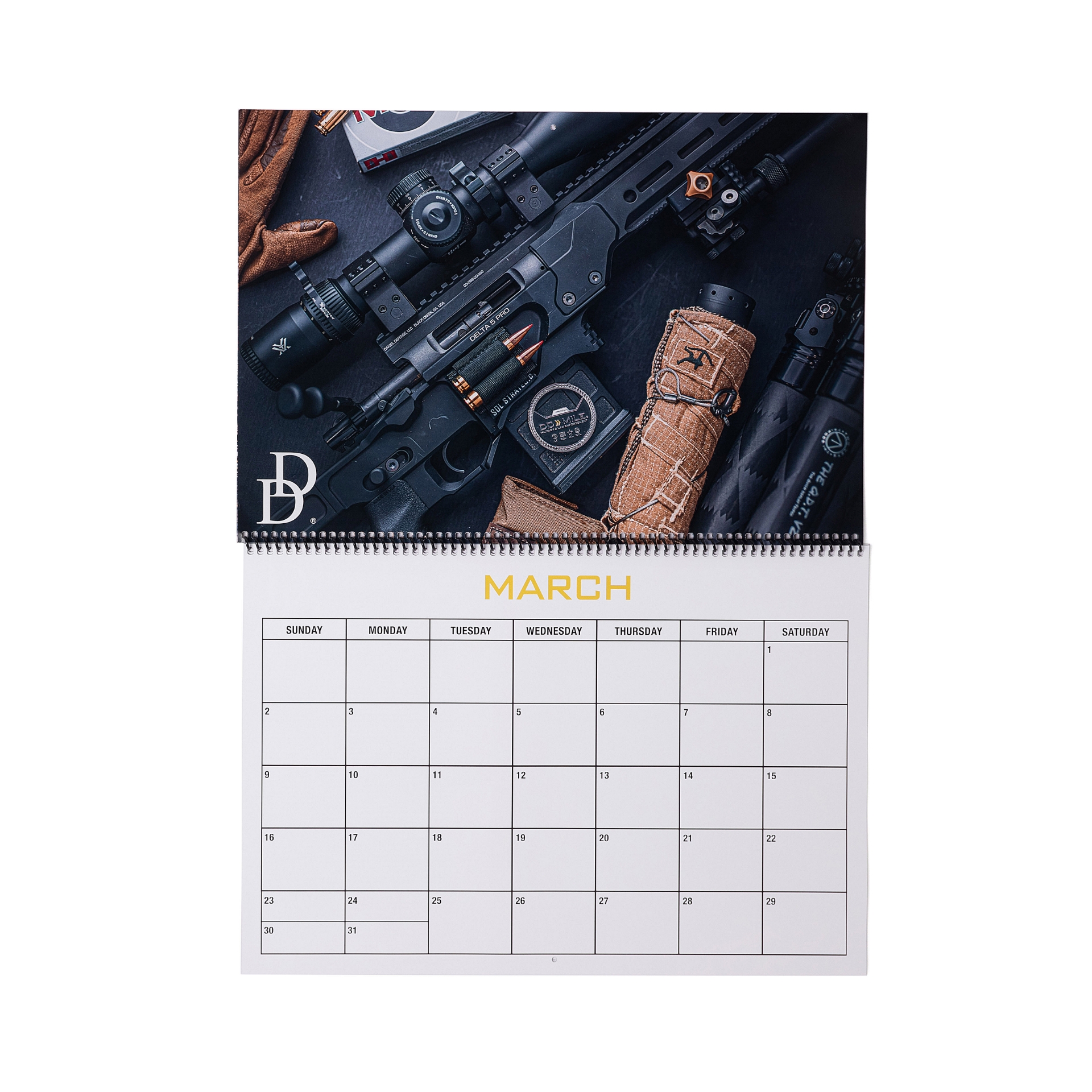 Daniel Defense® 2025 Wall Calendar | Daniel Defense Store