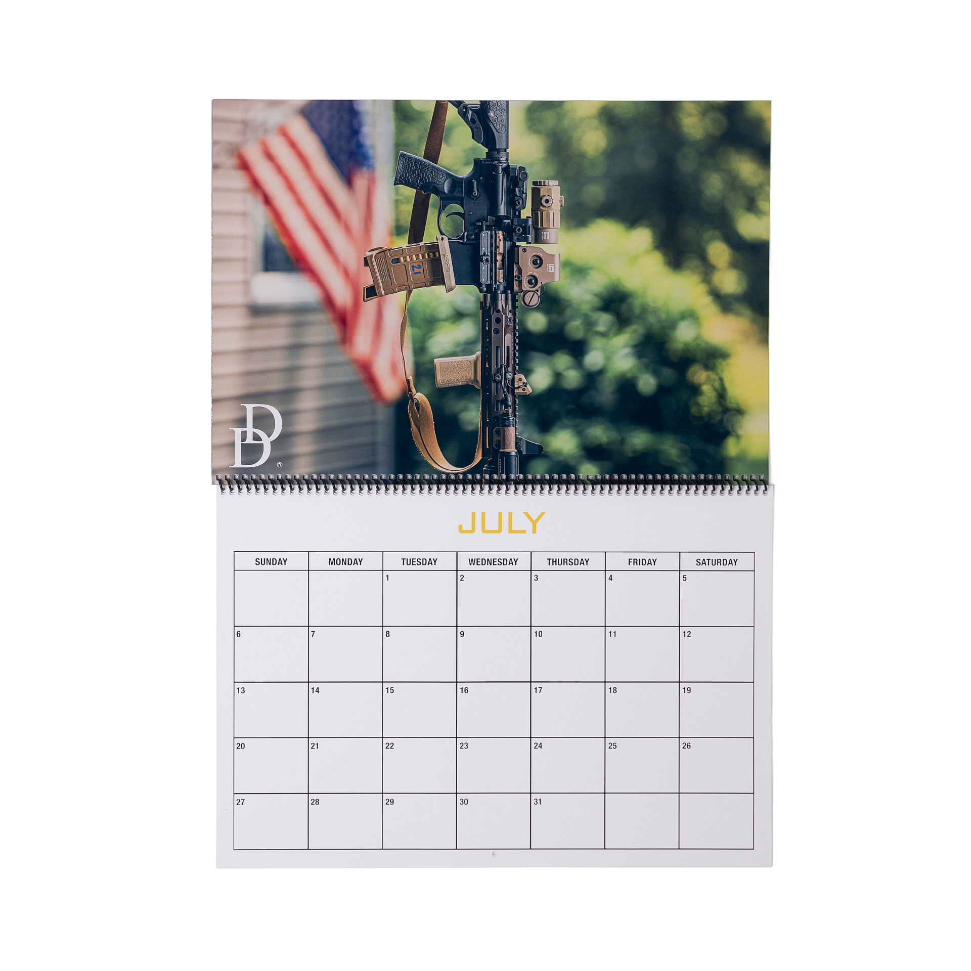 Daniel Defense® 2025 Wall Calendar | Daniel Defense Store