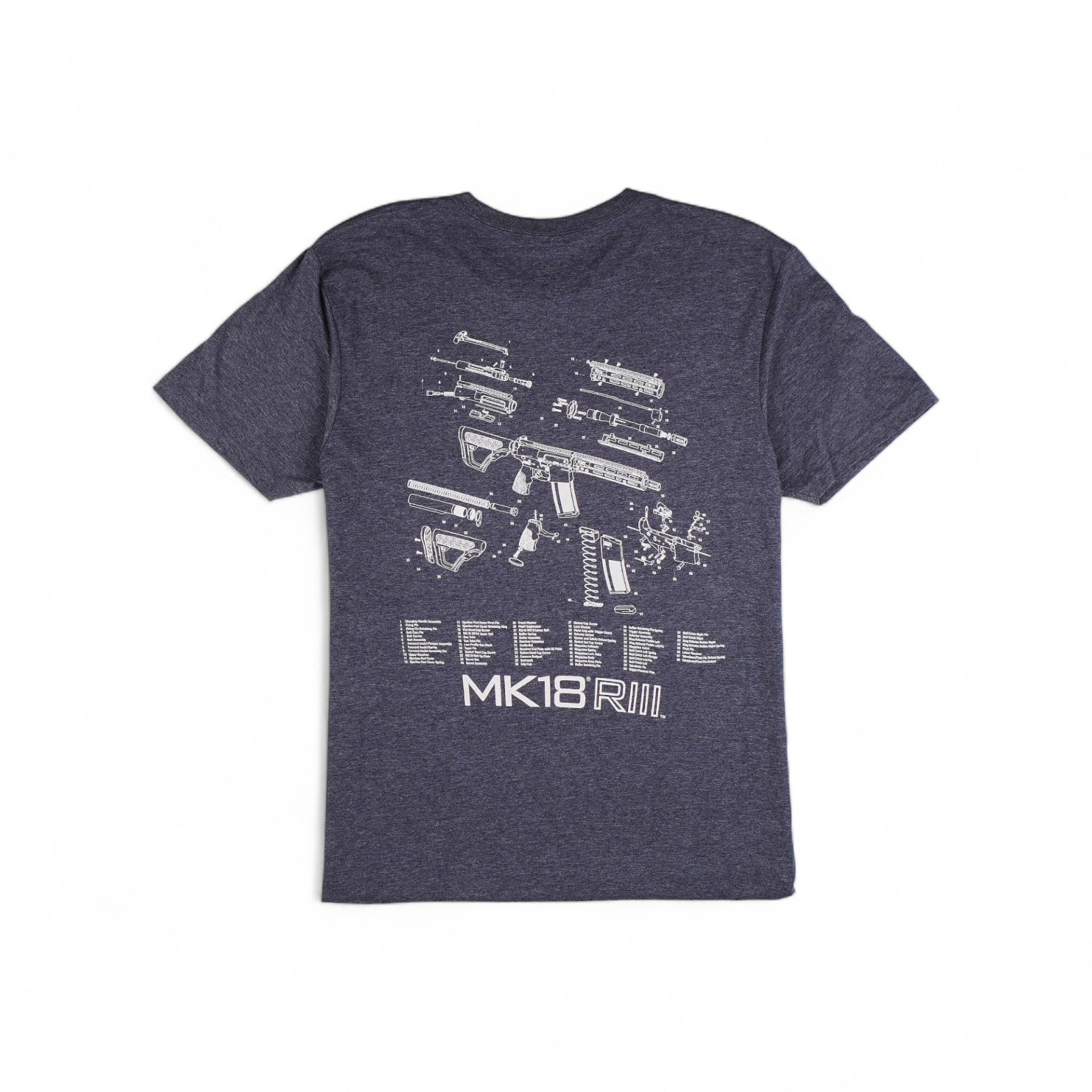 Daniel Defense MK18 RIII Blueprint Tee | Daniel Defense Store